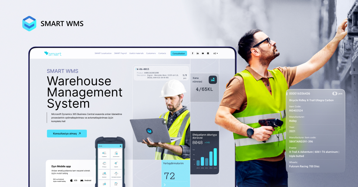 Anbar İdarəetmə Sistemi SMART WMS
